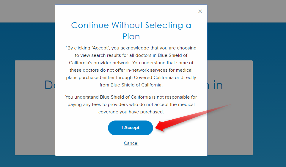 Find a Doctor in Network: Blue Shield of CA