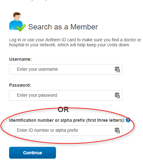 Find a Doctor in Network: Anthem Blue Cross