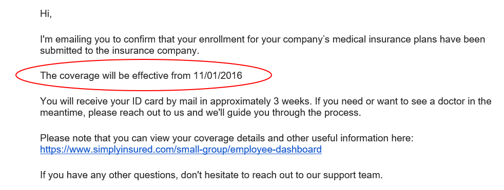 When Will An Employee's Insurance Coverage Start?